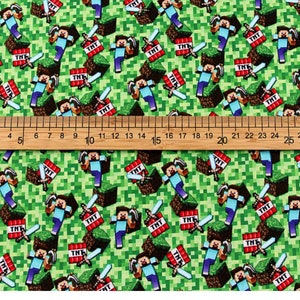 Minecraft fabric - Etsy