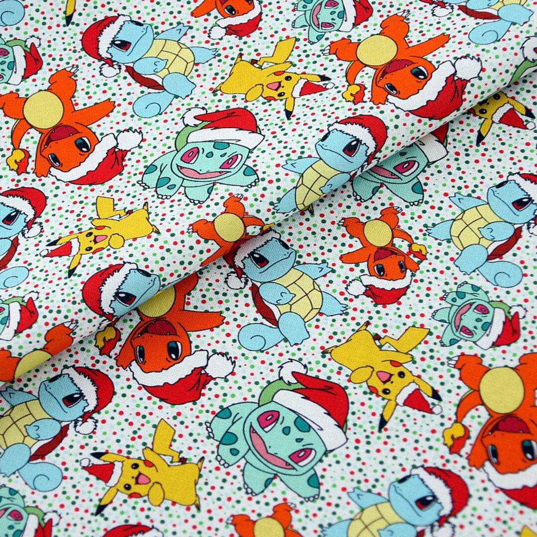 Pokemon Fabric Pikachu Fabric Pocket Monster Fabric Cartoon Anime ...