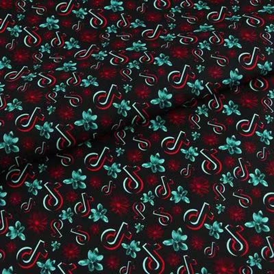 Tiktok Fabric Cartoon Fabric 100% Cotton Fabric by the Half Yard - Etsy