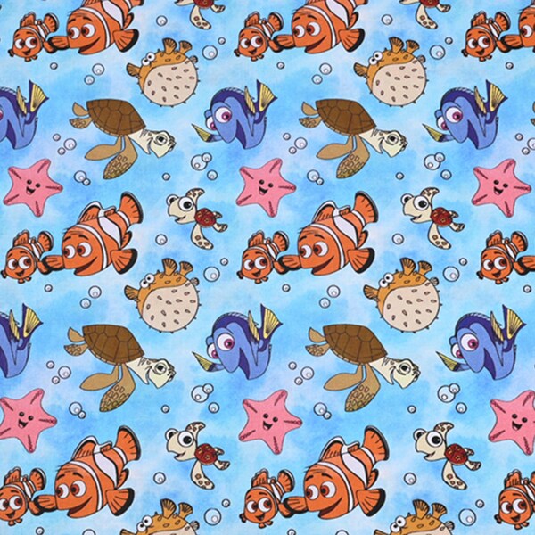 Finding Nemo Fabric - Etsy