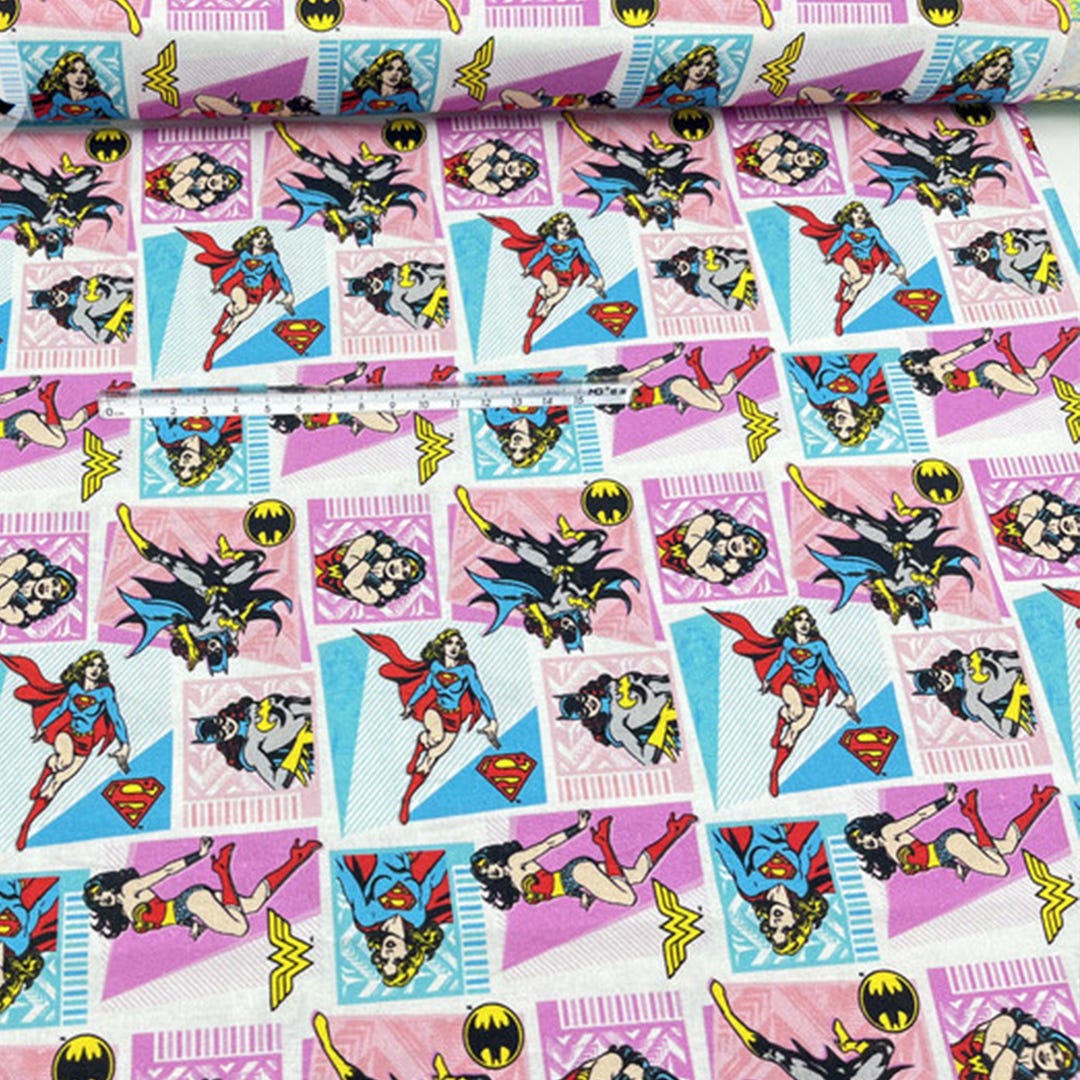 Marvel Fabric Wonder Woman Fabric Batman Fabric Avengers Fabric Cartoon ...