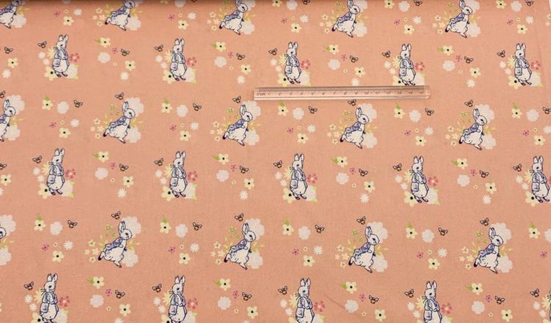 Beatrix Potter Fabric Peter Rabbit Fabric Cartoon Anime Fabric 100% ...