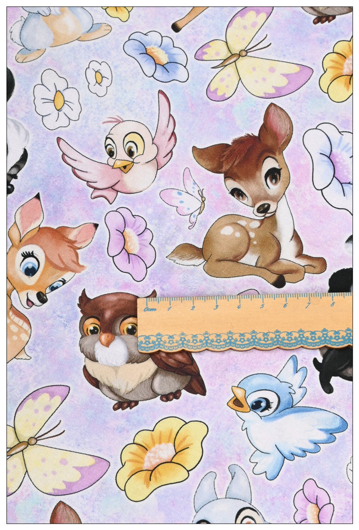 Bambi Fabric Bambi and Friends Fabric Disney Bambi Fabric - Etsy