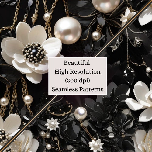 GOTHIC PRINCESS | 10 Seamless PATTERNS | Digital Wallpaper | Digital ...