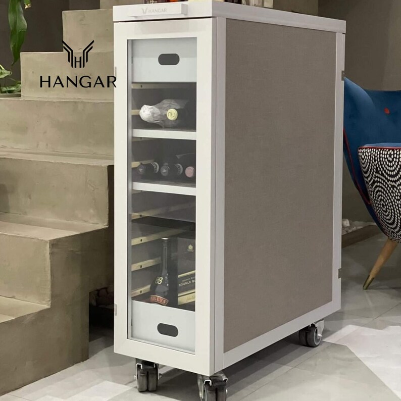 Trolley Bar, Aviation Cart Bar, Bar Móvil, Drink Trolley - Etsy