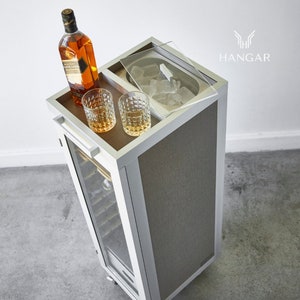 Trolley Mini Bar, Aviation Cart Bar, Bar Móvil, Drink Trolley - Etsy