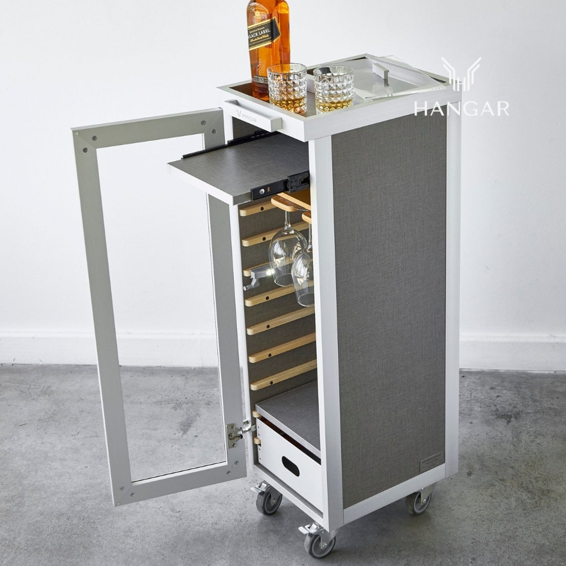 Trolley Mini Bar, Aviation Cart Bar, Bar Móvil, Drink Trolley - Etsy
