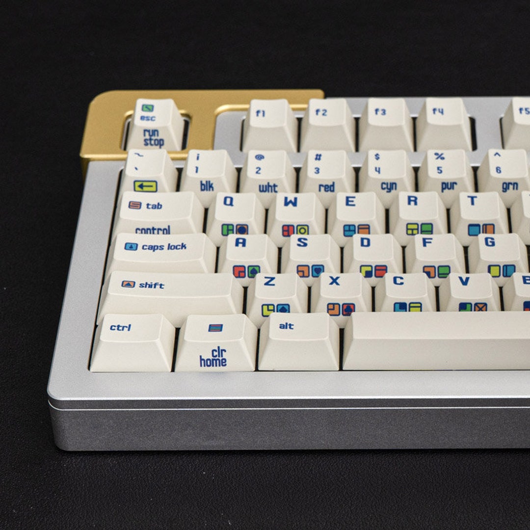 Commodore 64 C64r2 153 Keycap Set Cherry Profile For Mx Switches