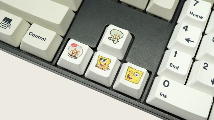 Spongebob OEM R4 Custom Mechanical Keyboard Keycap 17 - Etsy