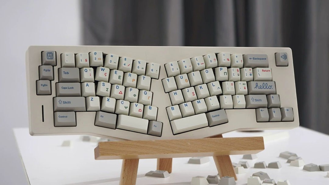 Vintage Greek 9009 136 Keycap Set Cherry Profile for MX Switches ...
