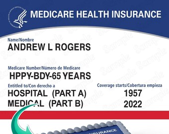 Medicare Birthday Card - Etsy