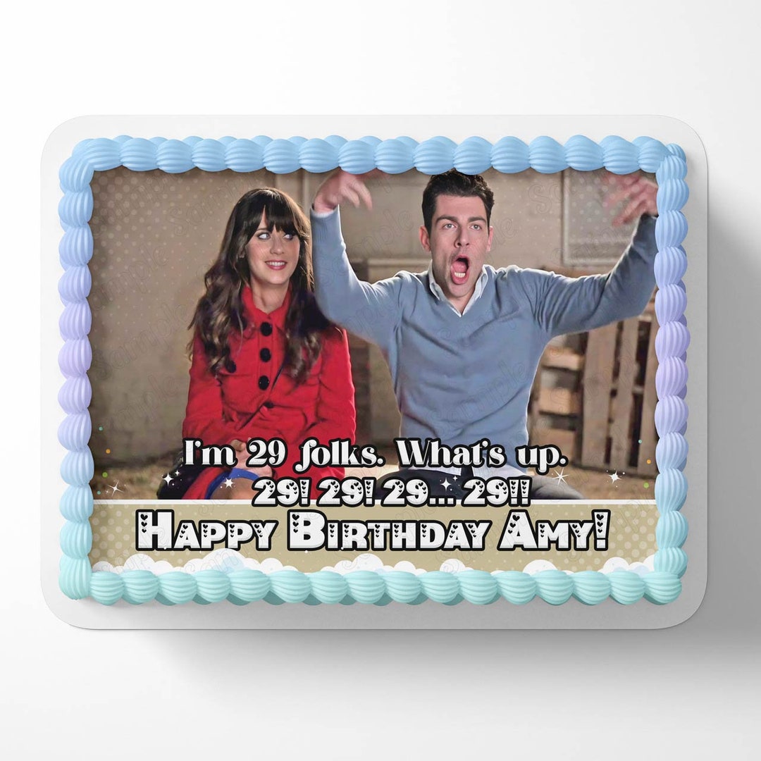 29! Folks Birthday Edible Image Cake Topper Sheet Custom Icing - Etsy