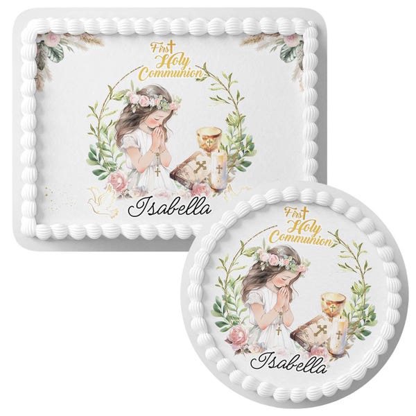 First Holy Communion Cakes - Etsy