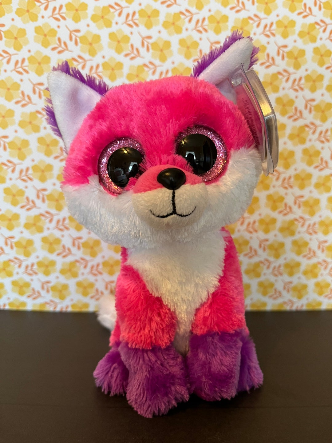 Ty Beanie Boo Joey the Pink and Purple Fox 6 NEW Claires - Etsy