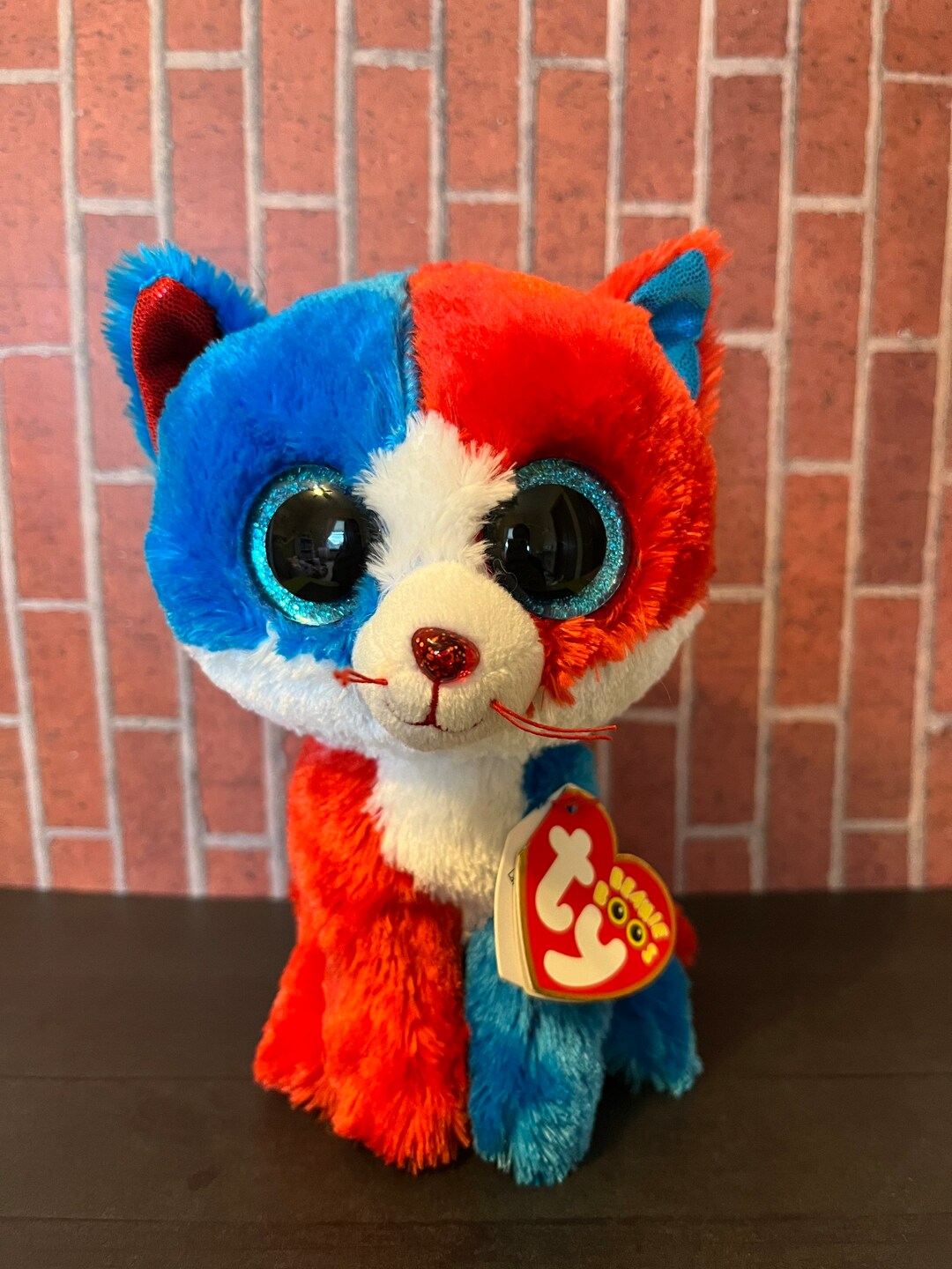 Ty Beanie Boo Firecracker the 4th of July Red White & Blue - Etsy