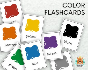 Printable Colors Bingo. Fun Learning Game for the Classroom - Etsy
