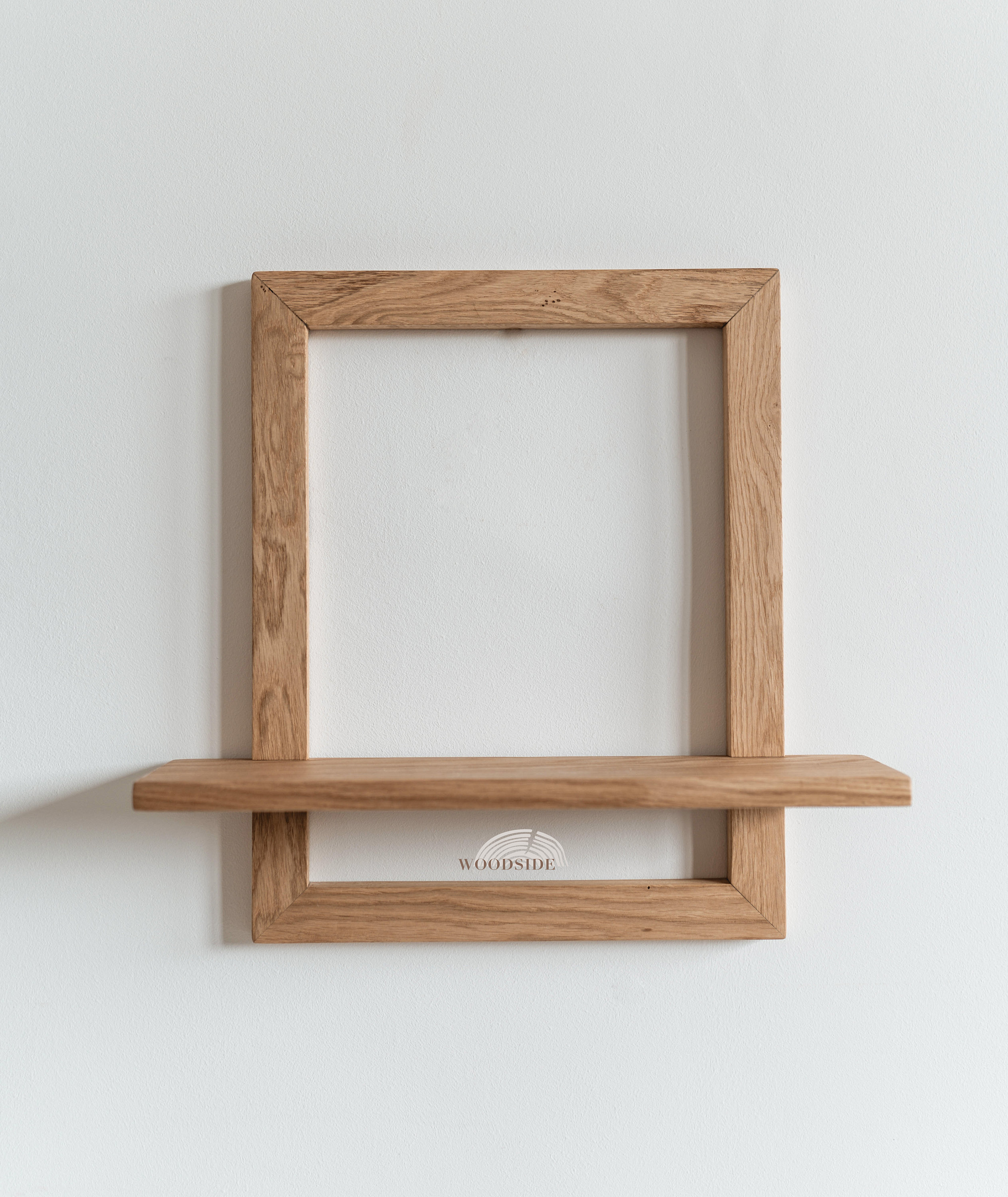 Rustic Square Geometric Floating Shelf Handmade From OAK Solid - Etsy