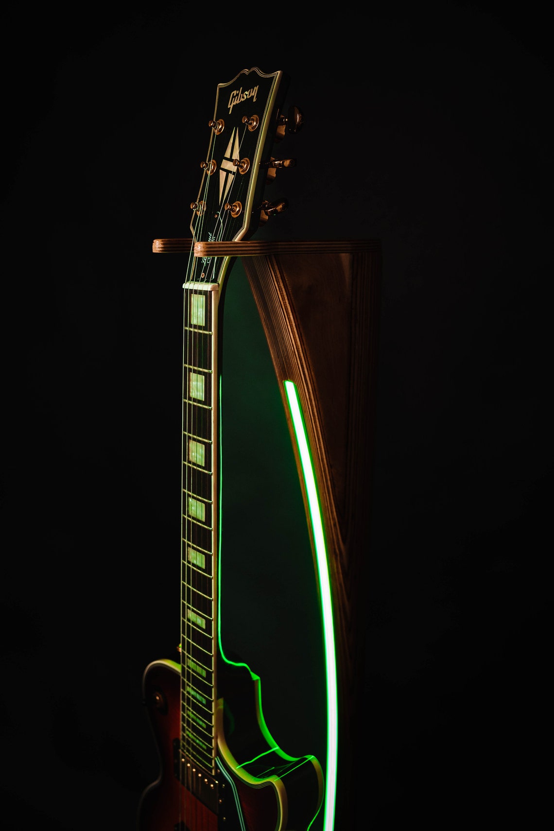 Luminous Guitar Stand, RGBW LED, Wifi, Birch Plywood - Etsy