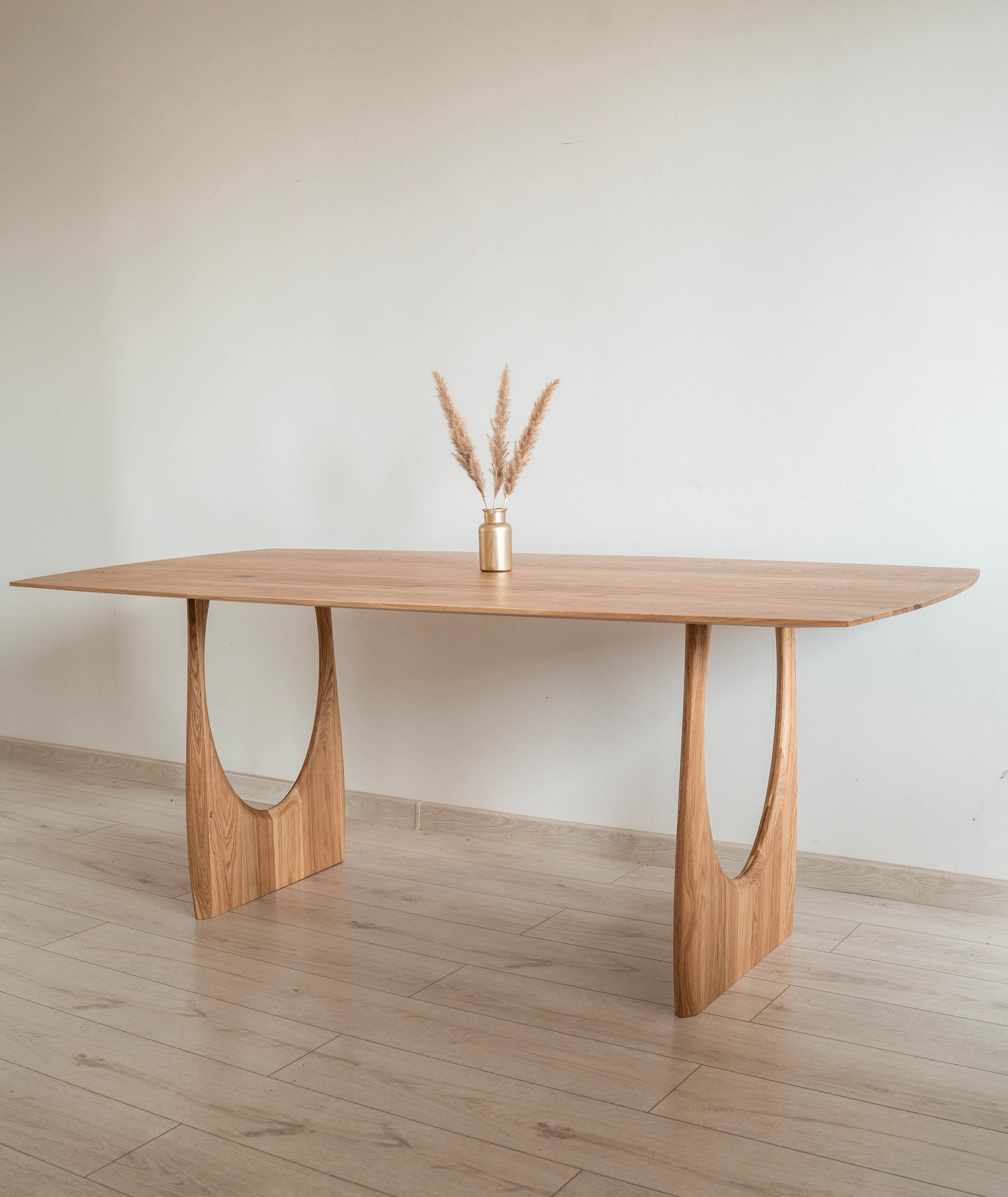 Fancy Table 240x120 Cm Oak Solid Wood Table Solid Wood - Etsy