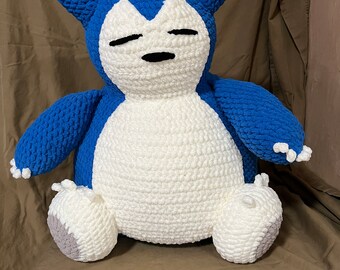 Crochet Snorlax - Etsy