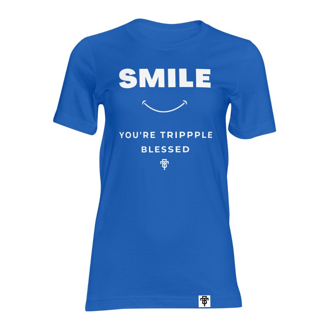 SMILE | Trippple Blessed Apparel Adult Shirt - Etsy