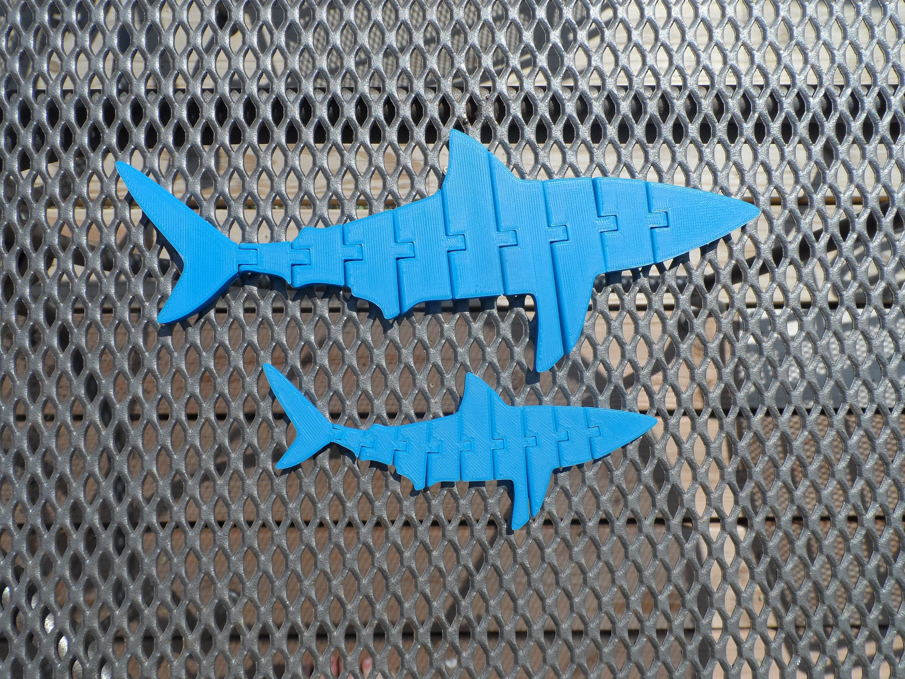 3D Printed Flexible Shark - Etsy
