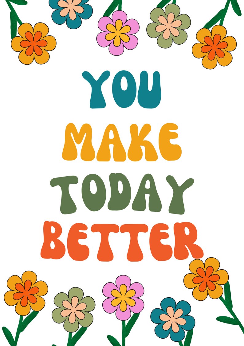 Groovy Positive Mindset Classroom Posters Groovy Bulletin Board Groovy ...