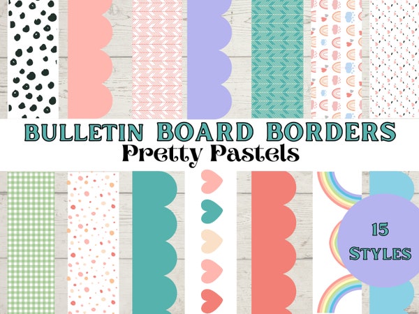 Printable Art Bulletin Board Borders Art Classroom Decor Art - Etsy Canada