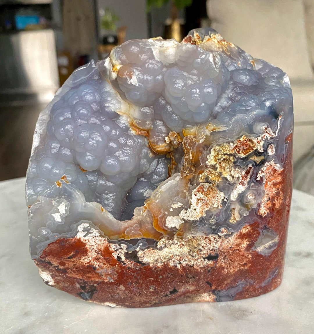 Botryoidal Blue Chalcedony and Jasper - Etsy