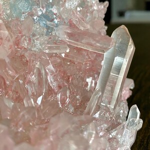 RARE Gemmy Pink Himalayan Quartz Cluster - Etsy