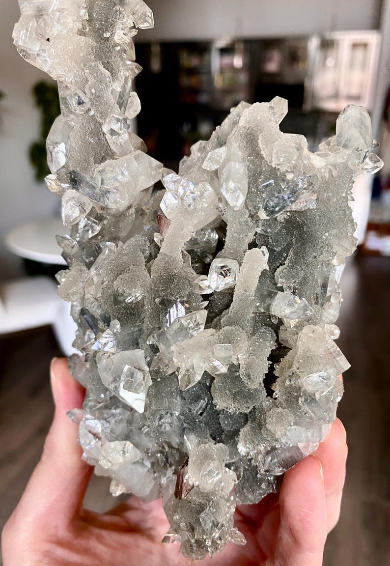Museum Quality Diamond Apophyllite Stalactite - Etsy
