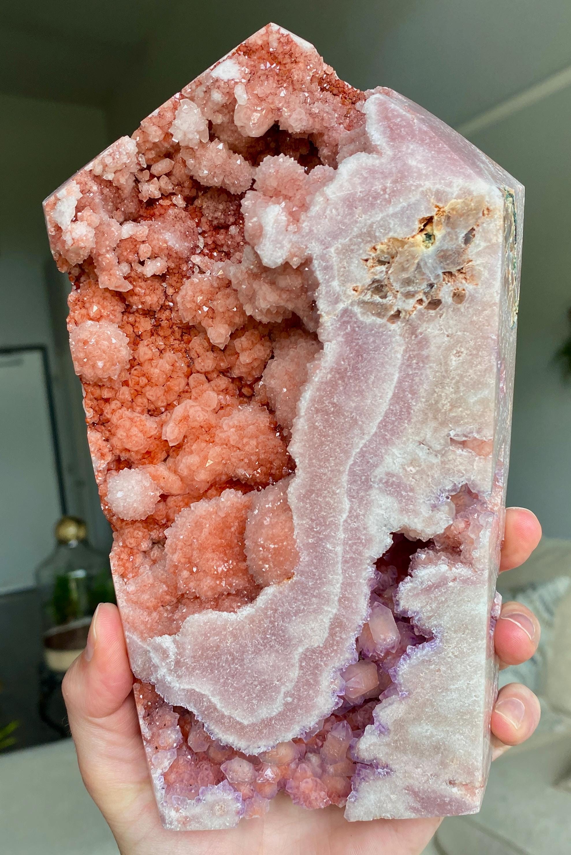 Wow! Pink Amethyst Tower - Etsy
