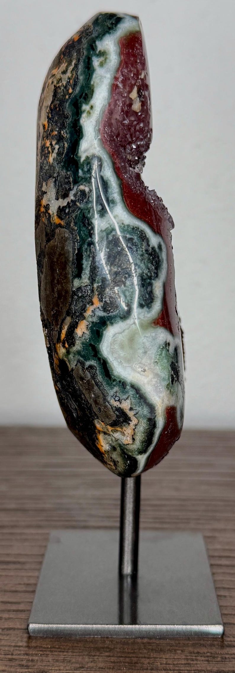 Druzy Red Jasper Display Piece - Etsy UK