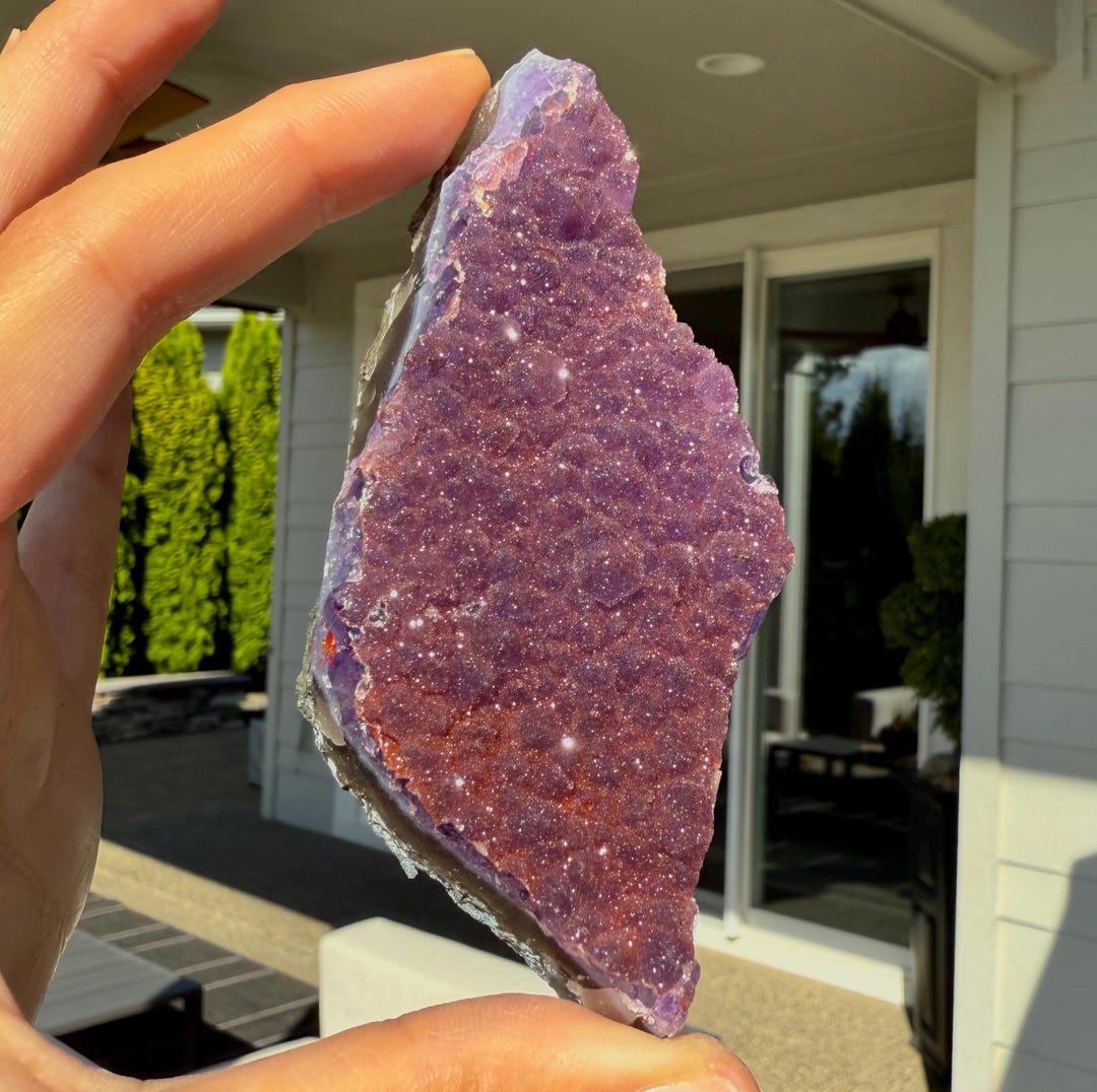 Wow! Pink Rainbow Sugar Amethyst Clusters - Etsy