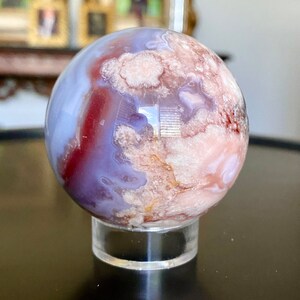 Colorful Flower Agate Mini Sphere - Etsy
