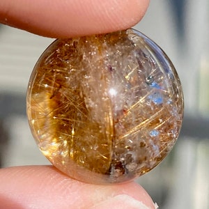 RARE Gold Rutile With Hematite Mini Sphere - Etsy