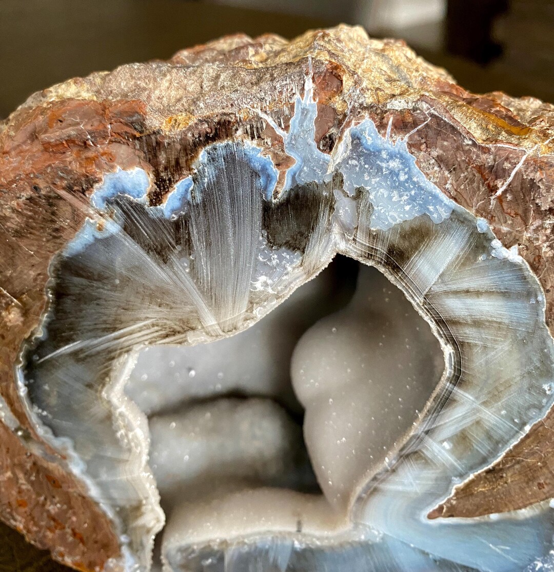 Large Sugar Druzy Blue Utah Dugway Geode - Etsy