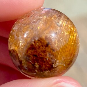RARE Gold Rutile With Hematite Mini Sphere - Etsy