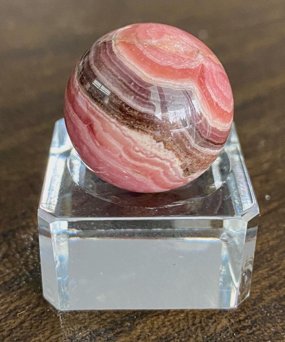 Quality Rhodochrosite Mini Sphere - Etsy