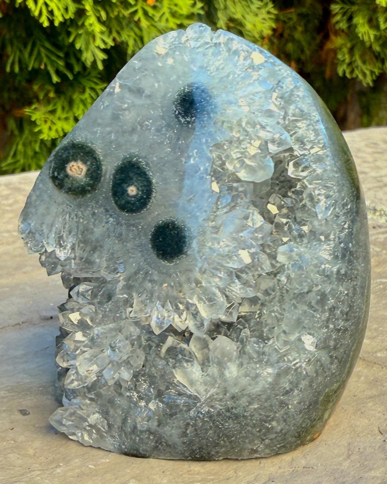 Clear Quartz and Green Jasper Free Form - Etsy