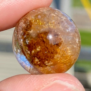 RARE Gold Rutile With Hematite Mini Sphere - Etsy