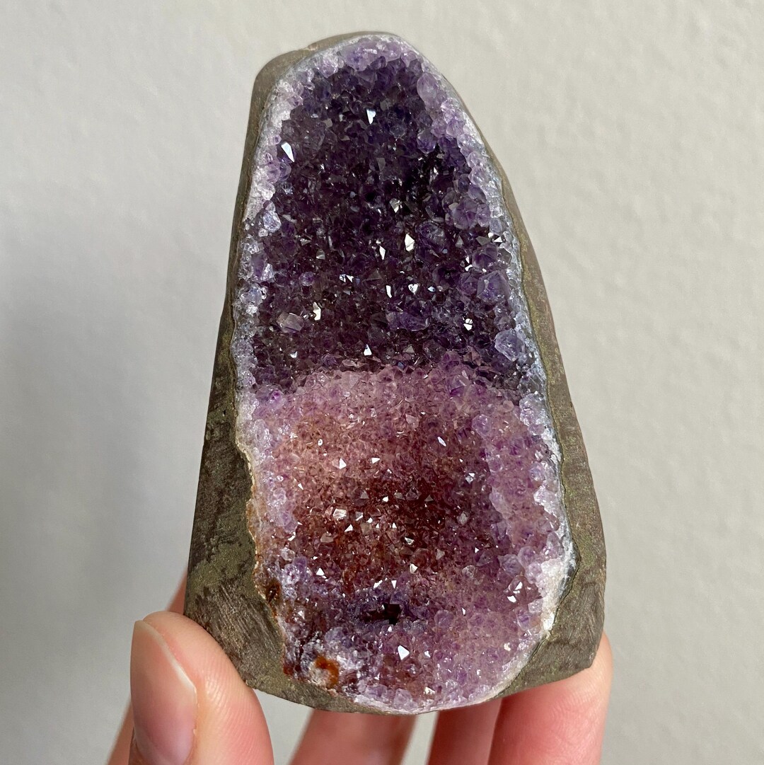 Bi-colored Galaxy Amethyst Free Form - Etsy