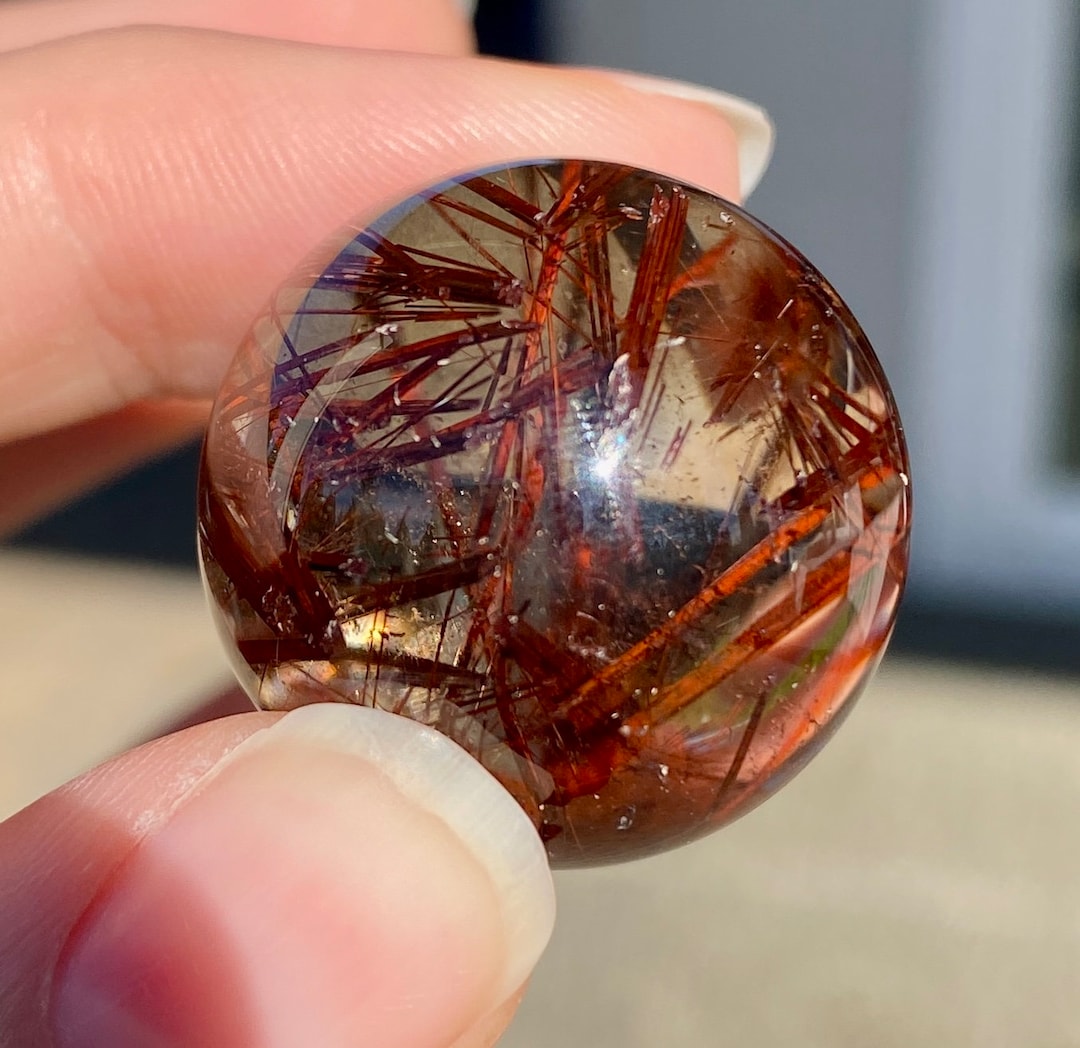 RARE Thick Red Rutile Quartz - Etsy