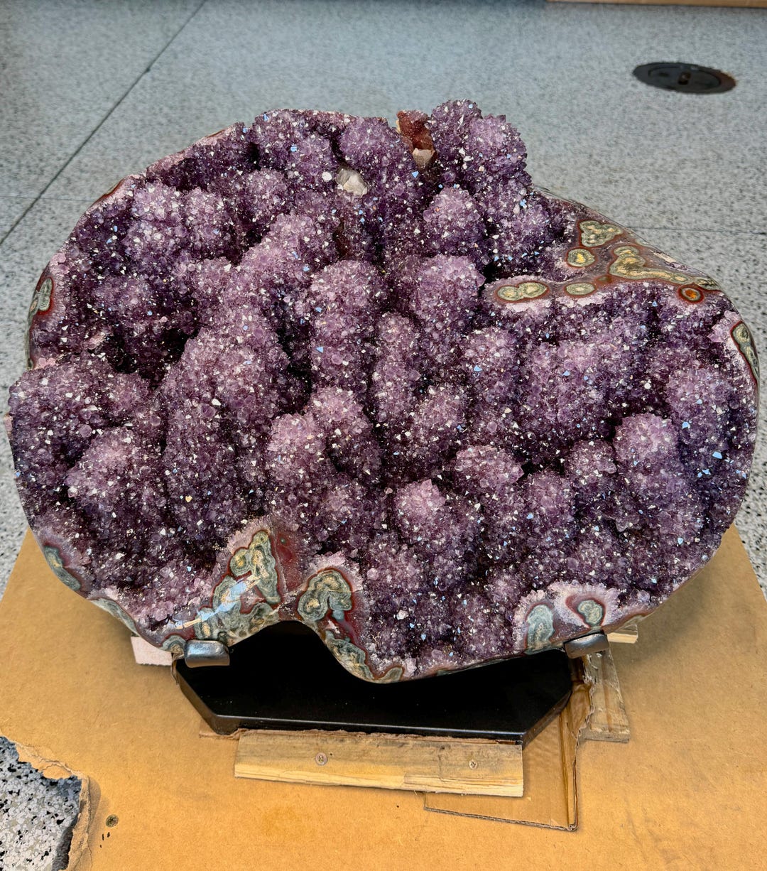 WOW!!! MASSIVE Bubbly Amethyst Stalactite Cluster - Etsy UK