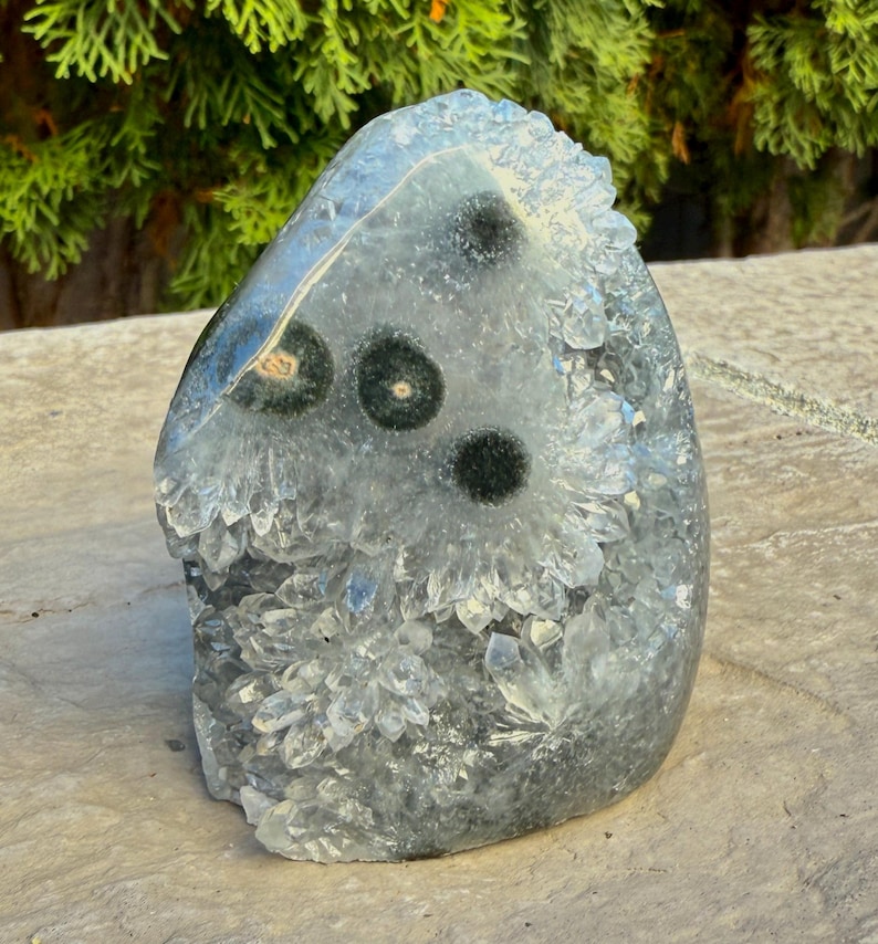 Clear Quartz and Green Jasper Free Form - Etsy