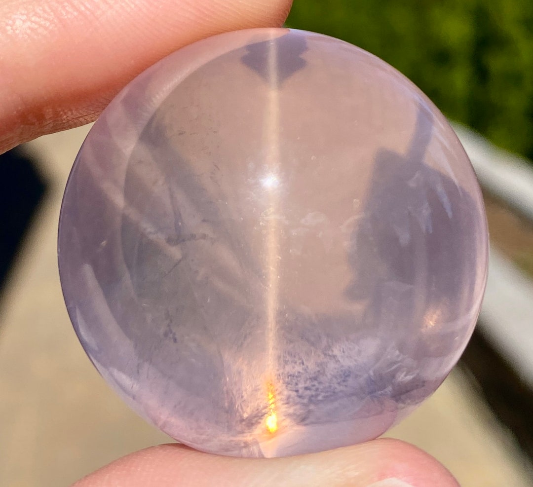 Mica-included Six-star Flash Rose Quartz Sphere - Etsy