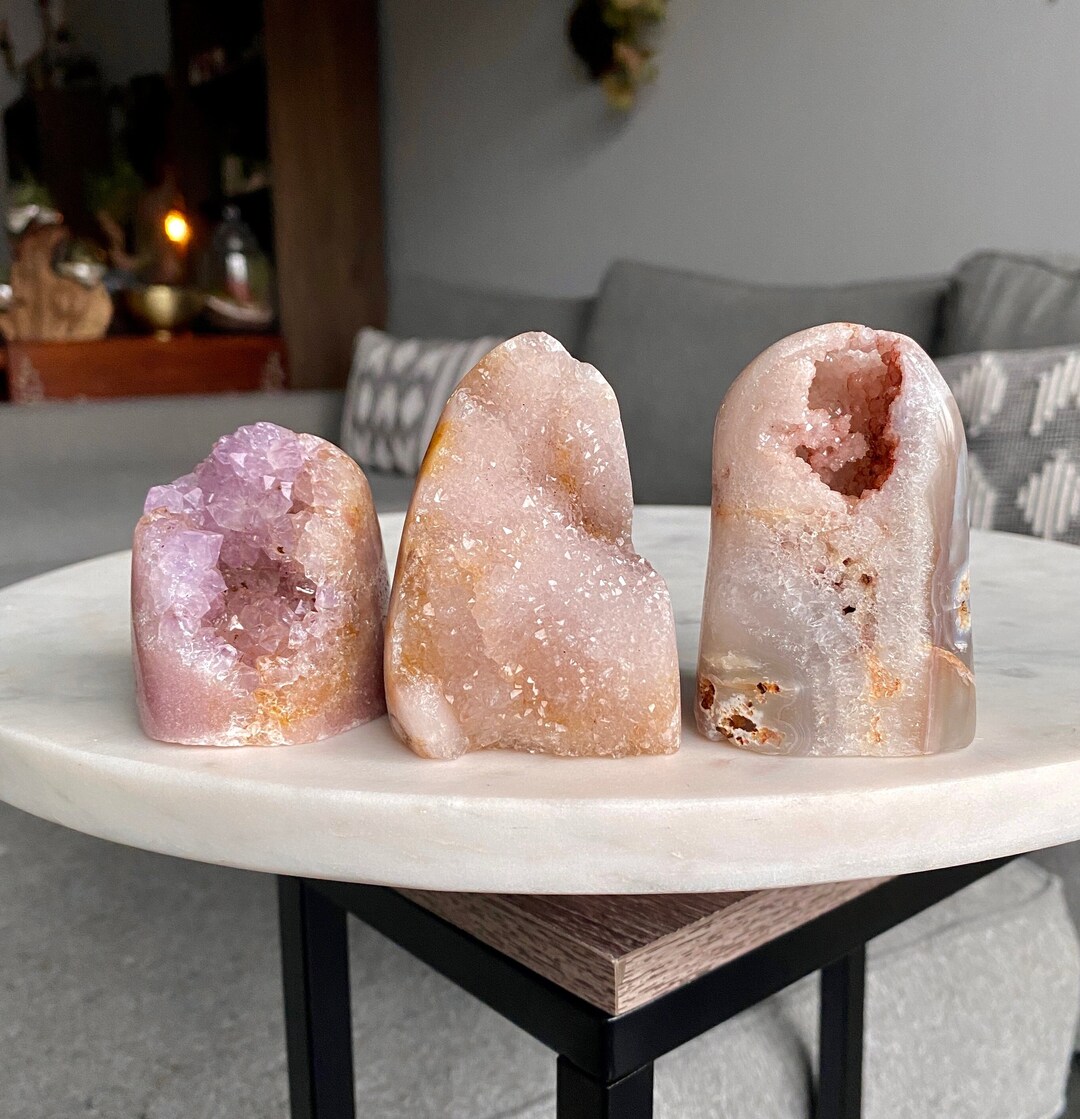 Quality Pink Amethyst Druzy Free Forms - Etsy