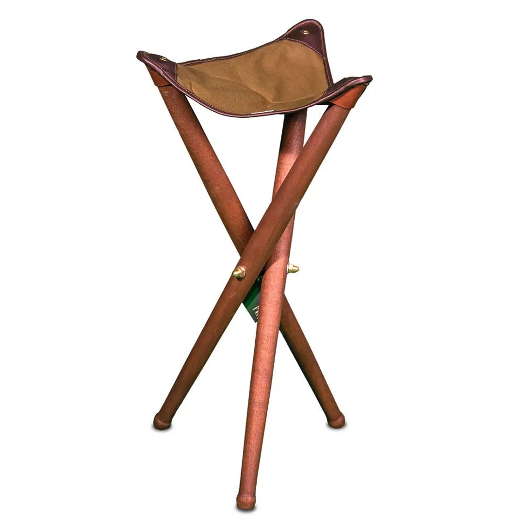 Chair With Three Legs | Hunting | Camping | Genuine Leather | Handmade ...