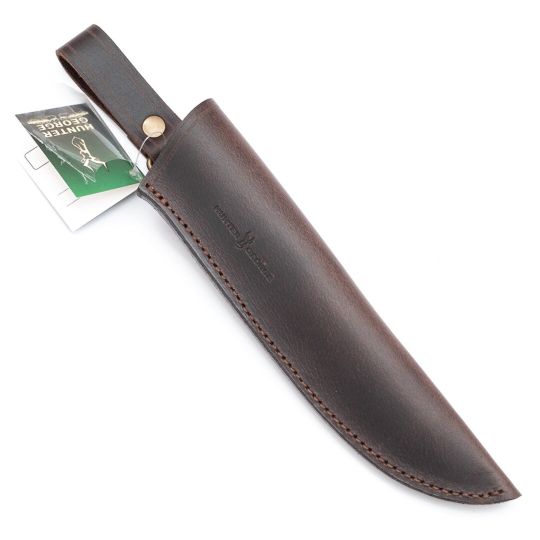 Leather Knife Sheath - 260/65 | Hunting Knife Holder | Genuine Leather ...