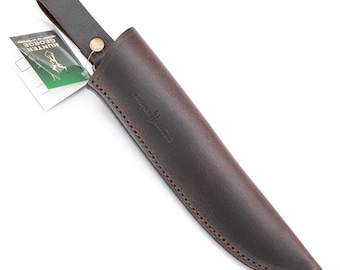 11 Long Custom Handmade Leather Sheath for Tracker Knife Fits up to 11 ...